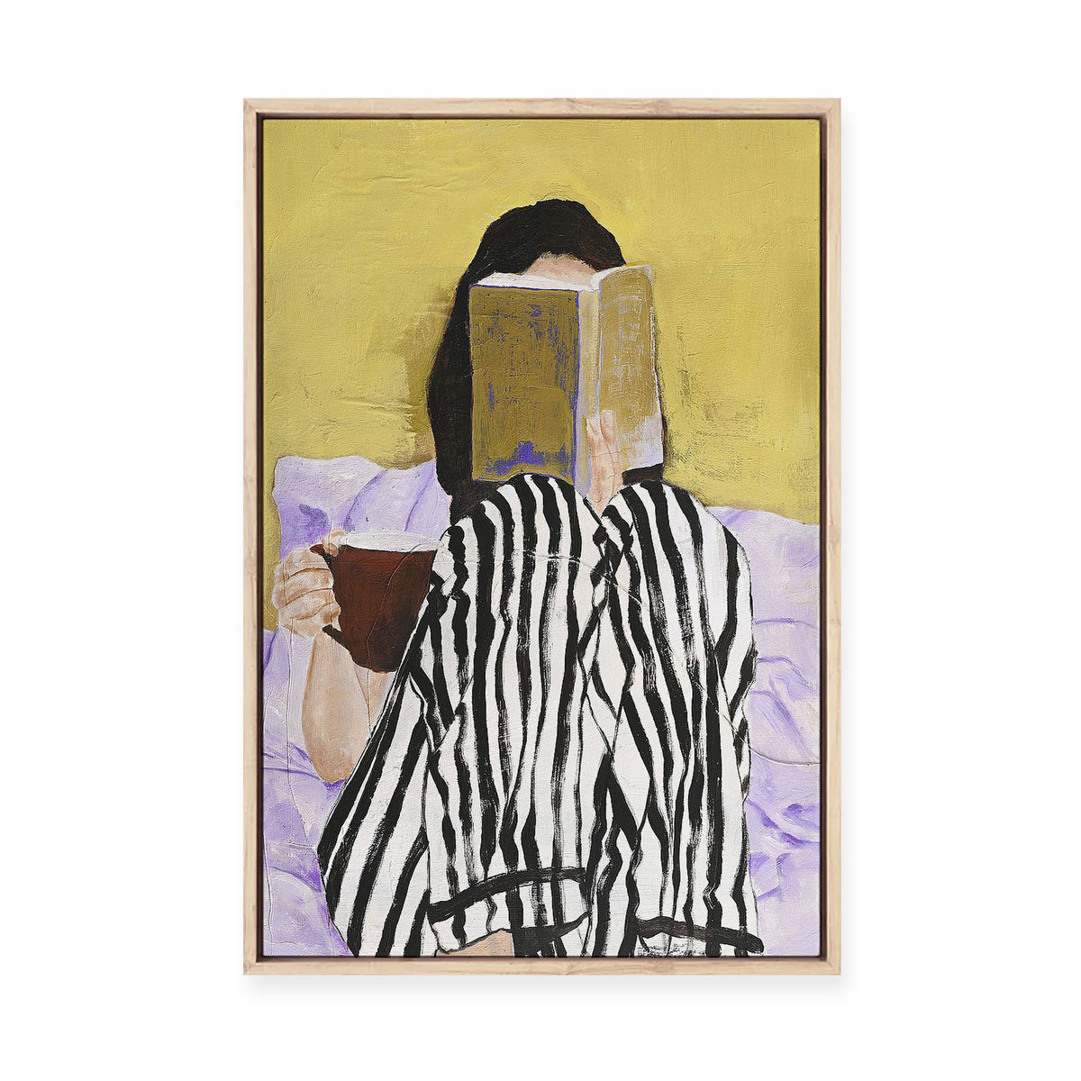 Reading | Framed Canvas – ArtHouse Co