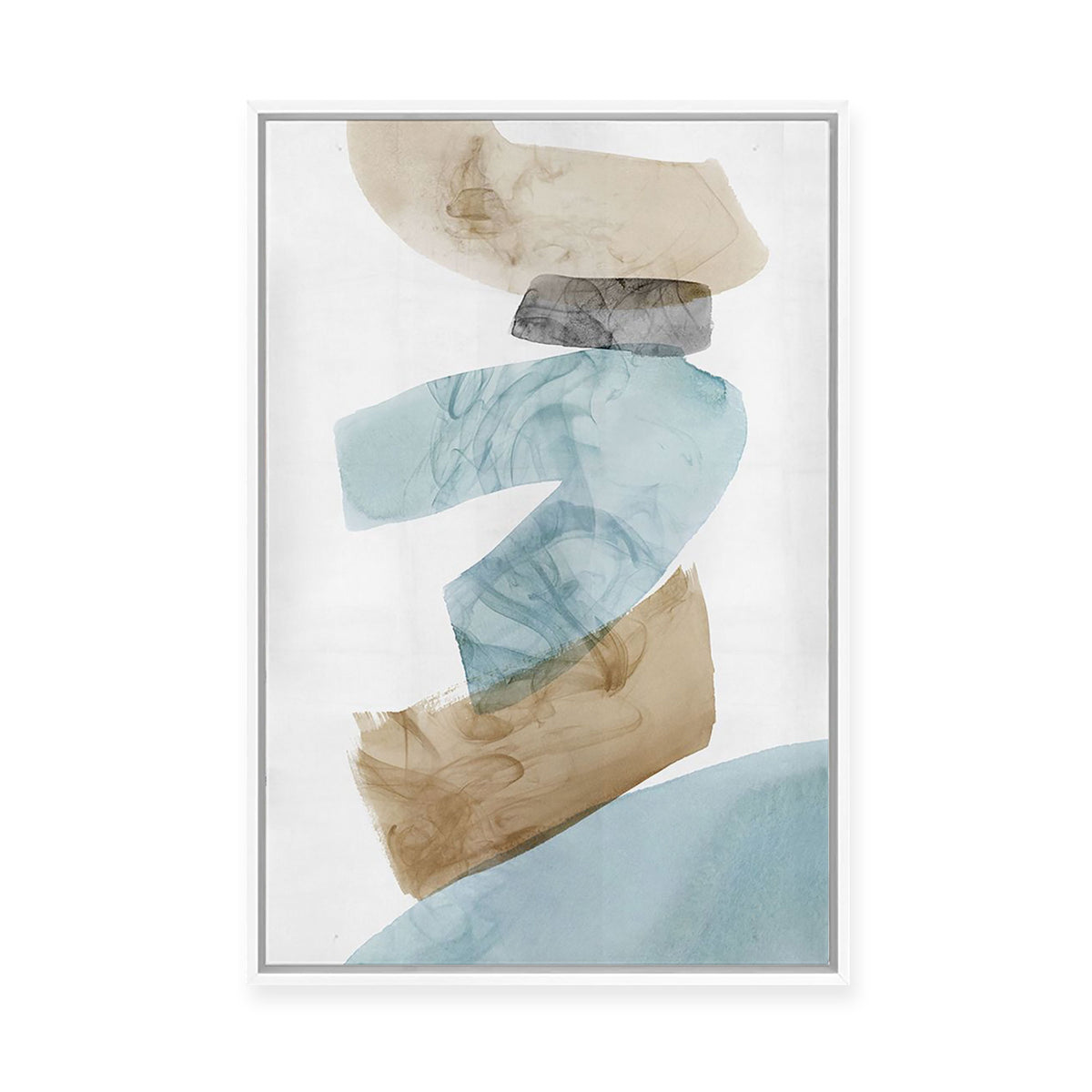 Aqua Tilt II | Framed Canvas – ArtHouse Co